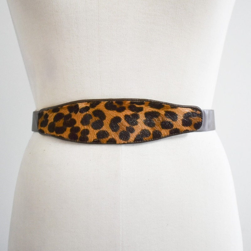 Leopard Print Belt - Etsy