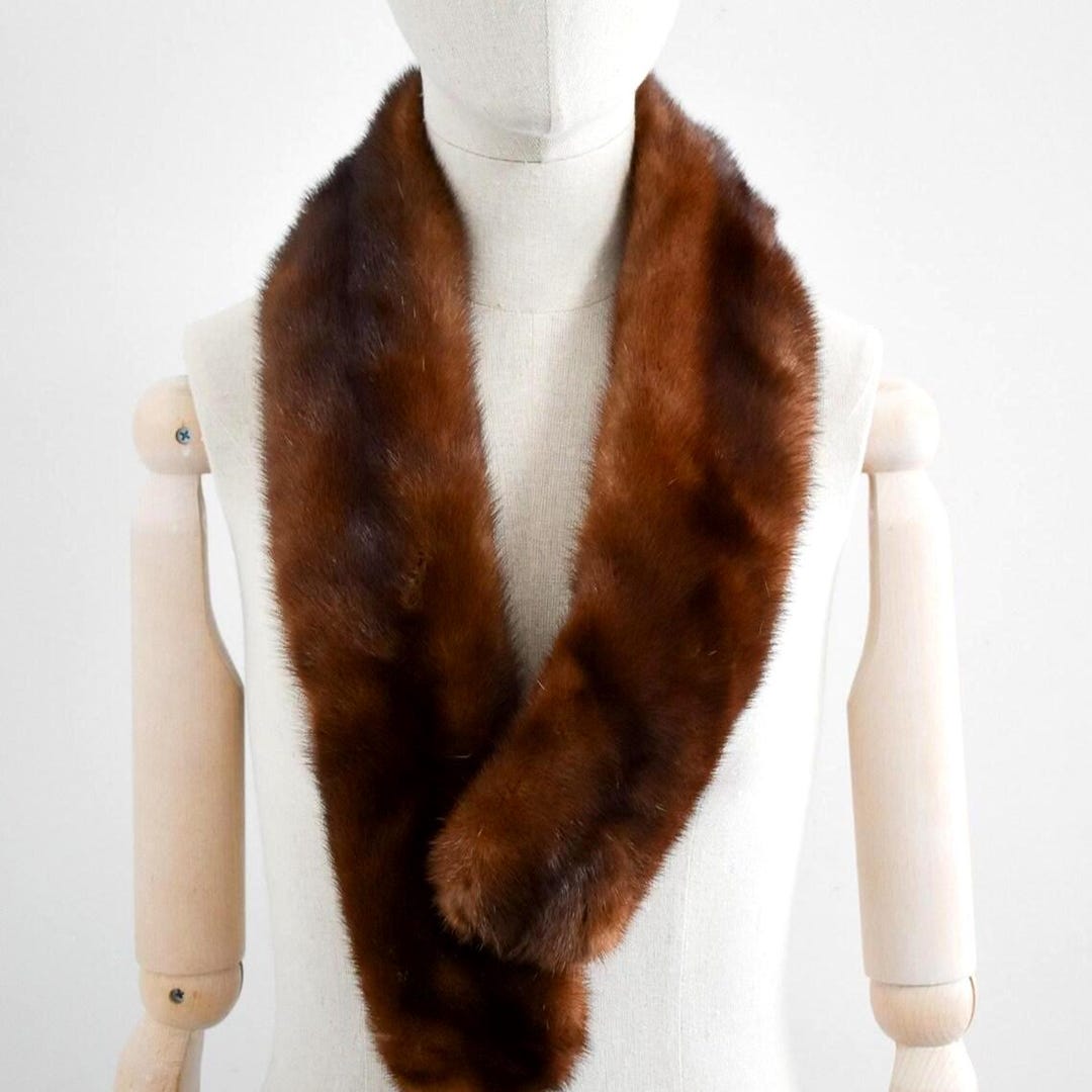 1950s Skinny Gidding Jenny Mink Fur Stole - Etsy