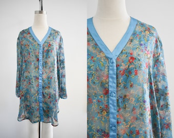 Sheer Sleep Shirt - Etsy