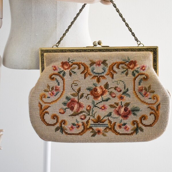 Needlepoint Handbag - Etsy