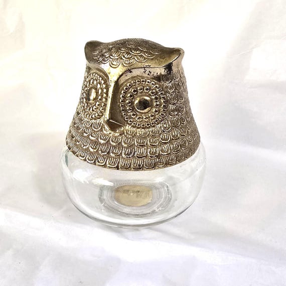 1970s Avon Owl Perfume Bottle - Gem