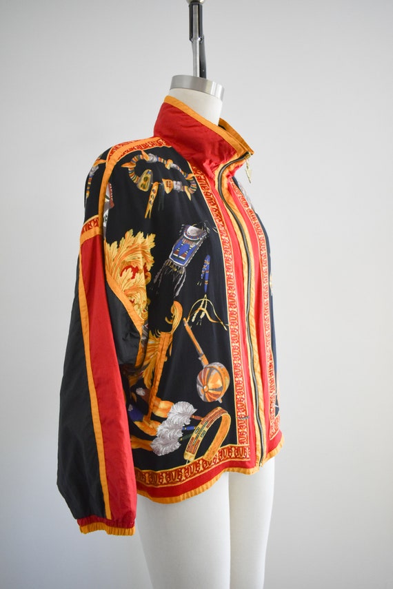 1990s East West Native American Printed Windbreaker - Gem
