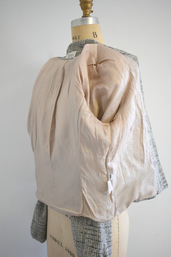 1990s Handwoven Silk Tweed Jacket - Gem