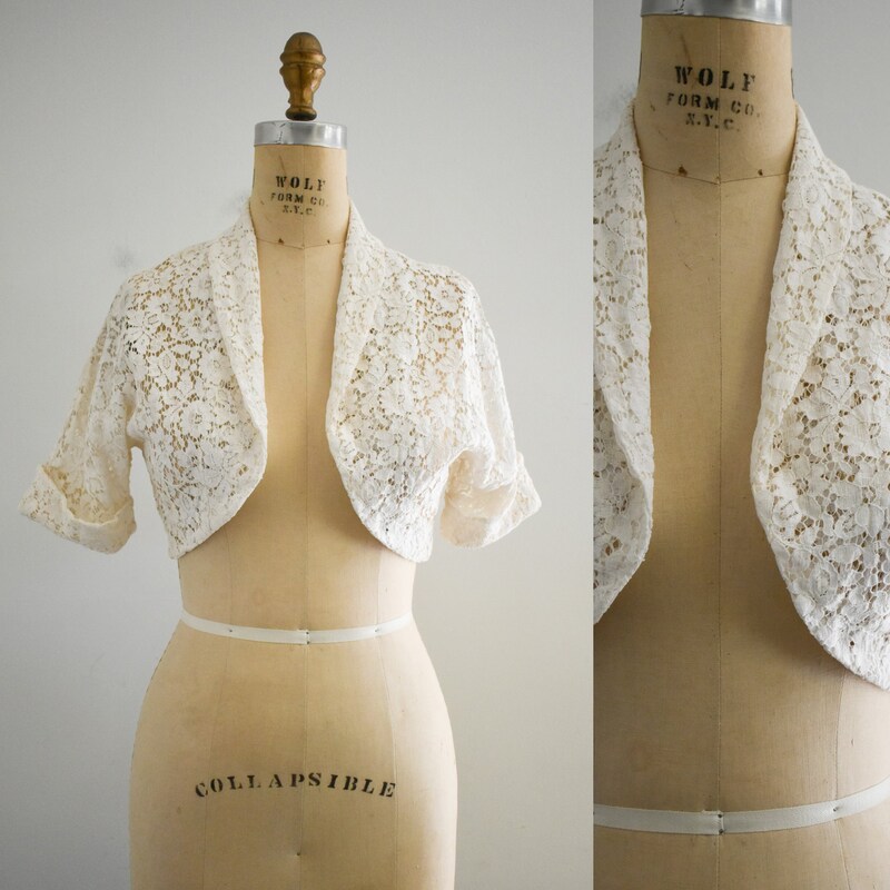 Lace Bolero Jacket - Etsy