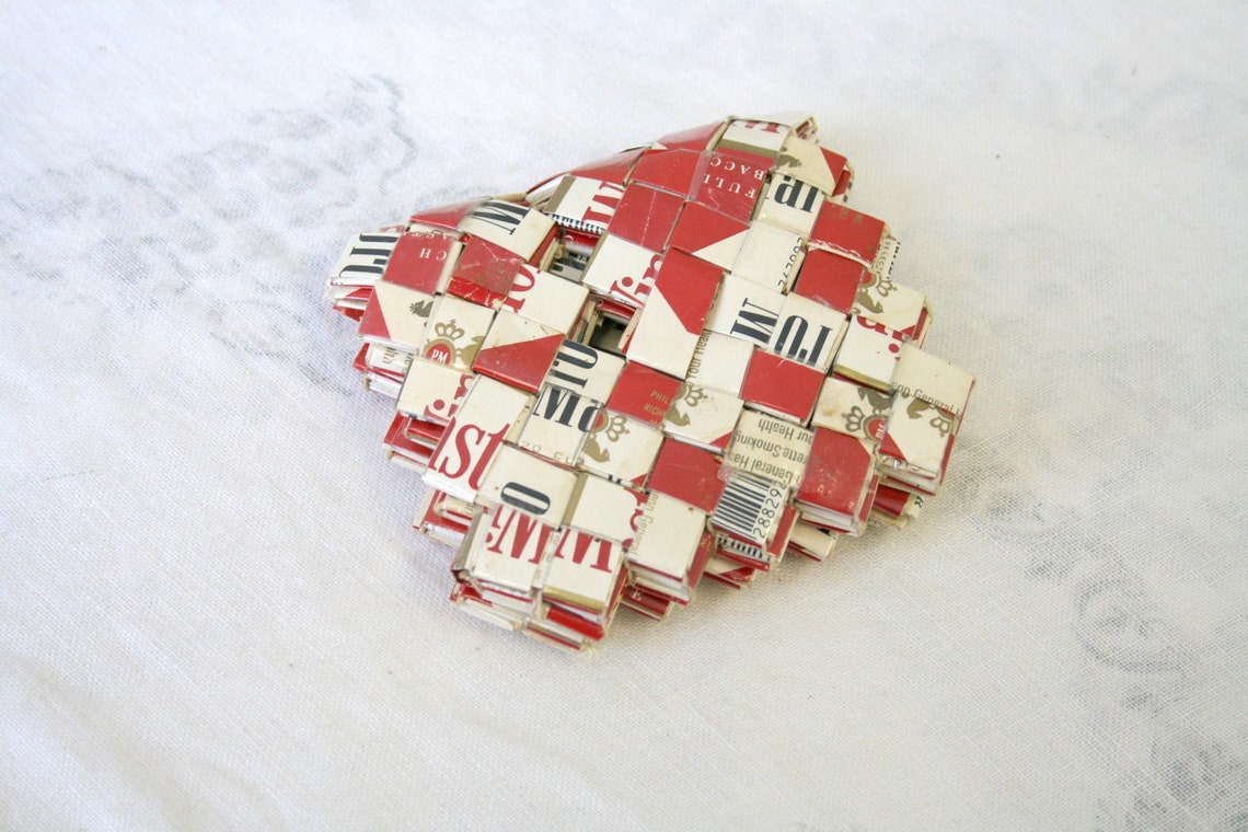 Vintage Marlboro Cigarette Wrapper Prison Art Wallet - Etsy