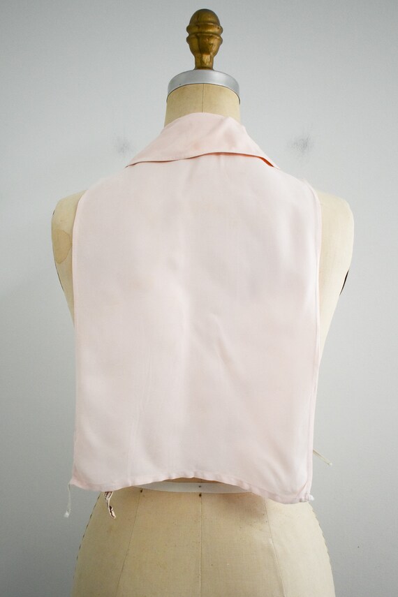 1940s 50s Florence Walsh Pink Dickie Gem