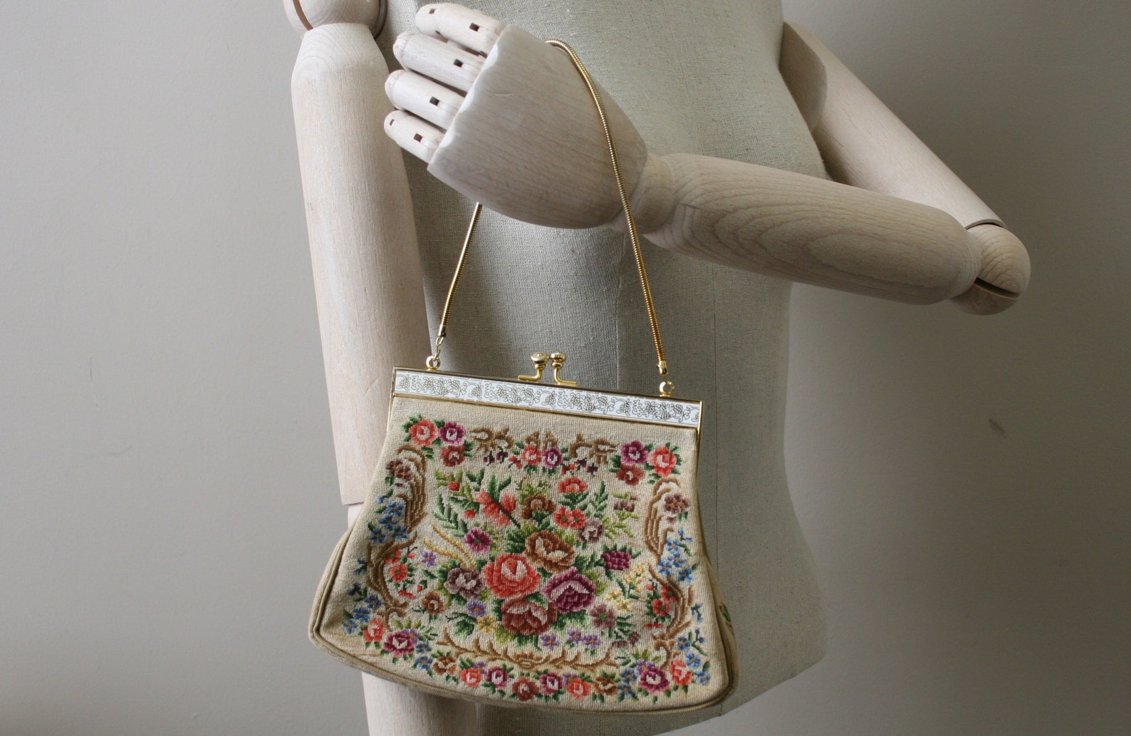 1940s Petit Point Purse - Etsy