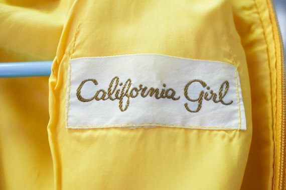 1960s California Girl Chevron Dress and Jacket Set - Gem