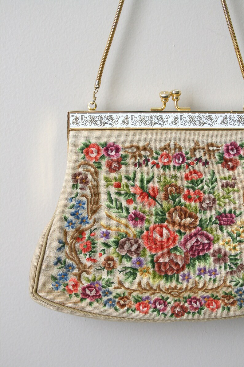 1940s Petit Point Purse - Etsy