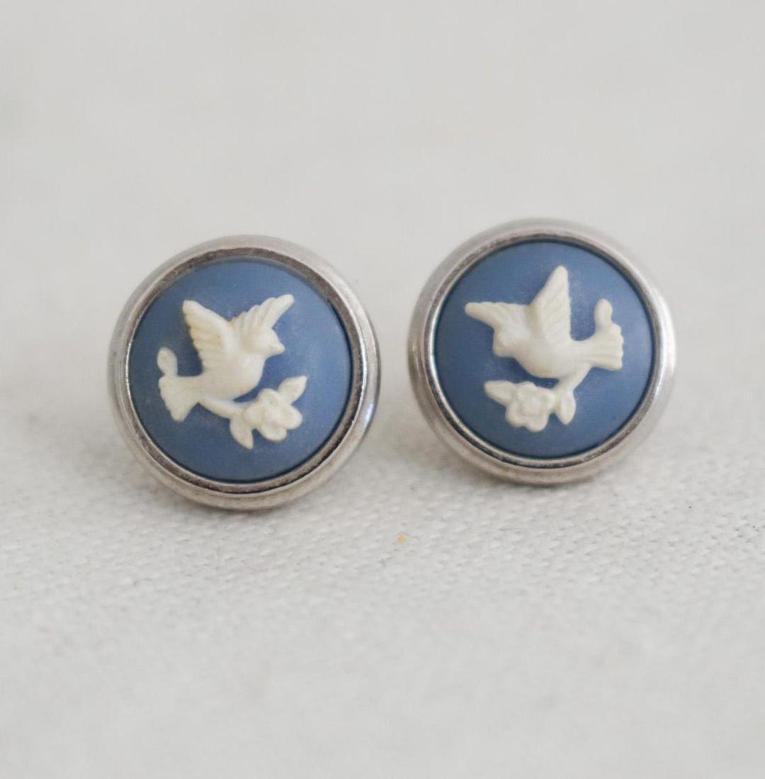1970s Avon Bird Stud Pierced Earrings - Etsy