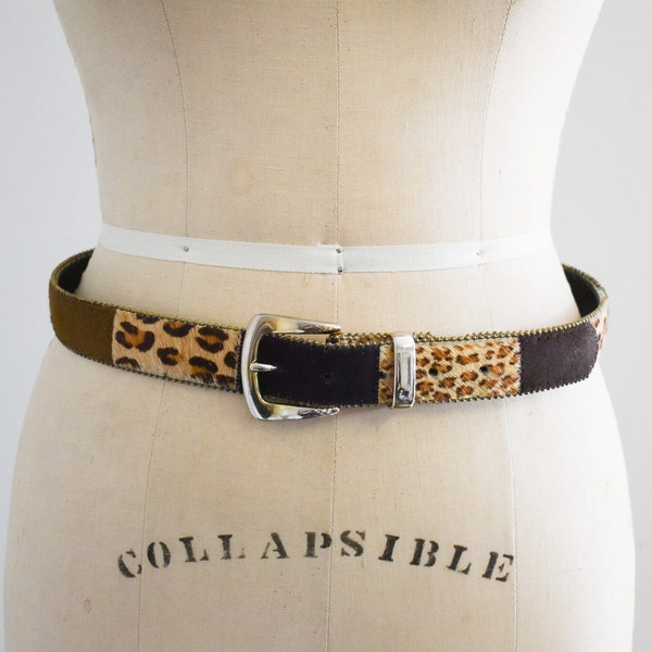 Leopard Print Belt - Etsy