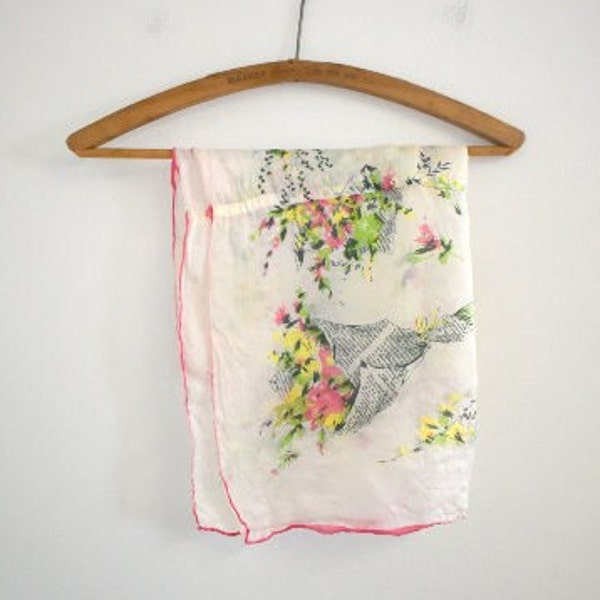 Silk Scarf Vintage - Etsy