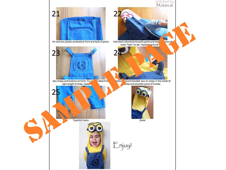 TUTORIAL - Minion Inspired Costume - All Sizes - Read Full Item Details ...