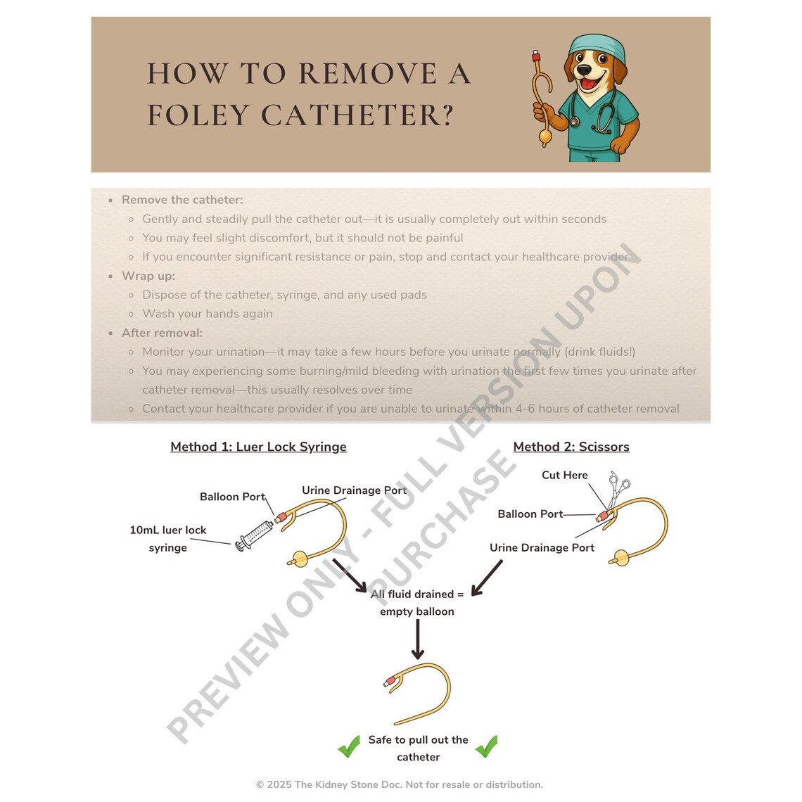 Foley Catheter Care Guide + Printable Catheter Diary - Written by a ...