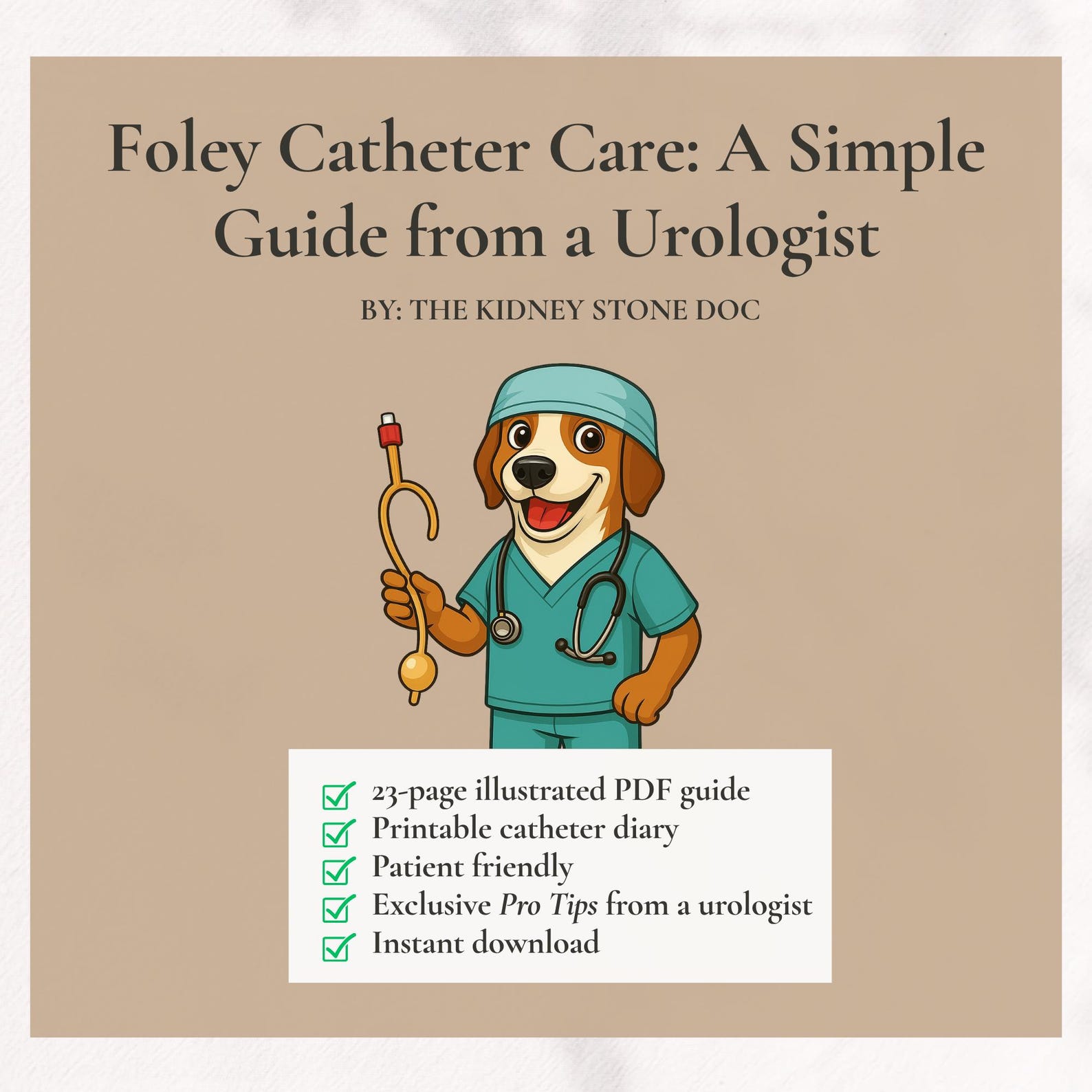 Foley Catheter Care Guide + Printable Catheter Diary - Written by a ...