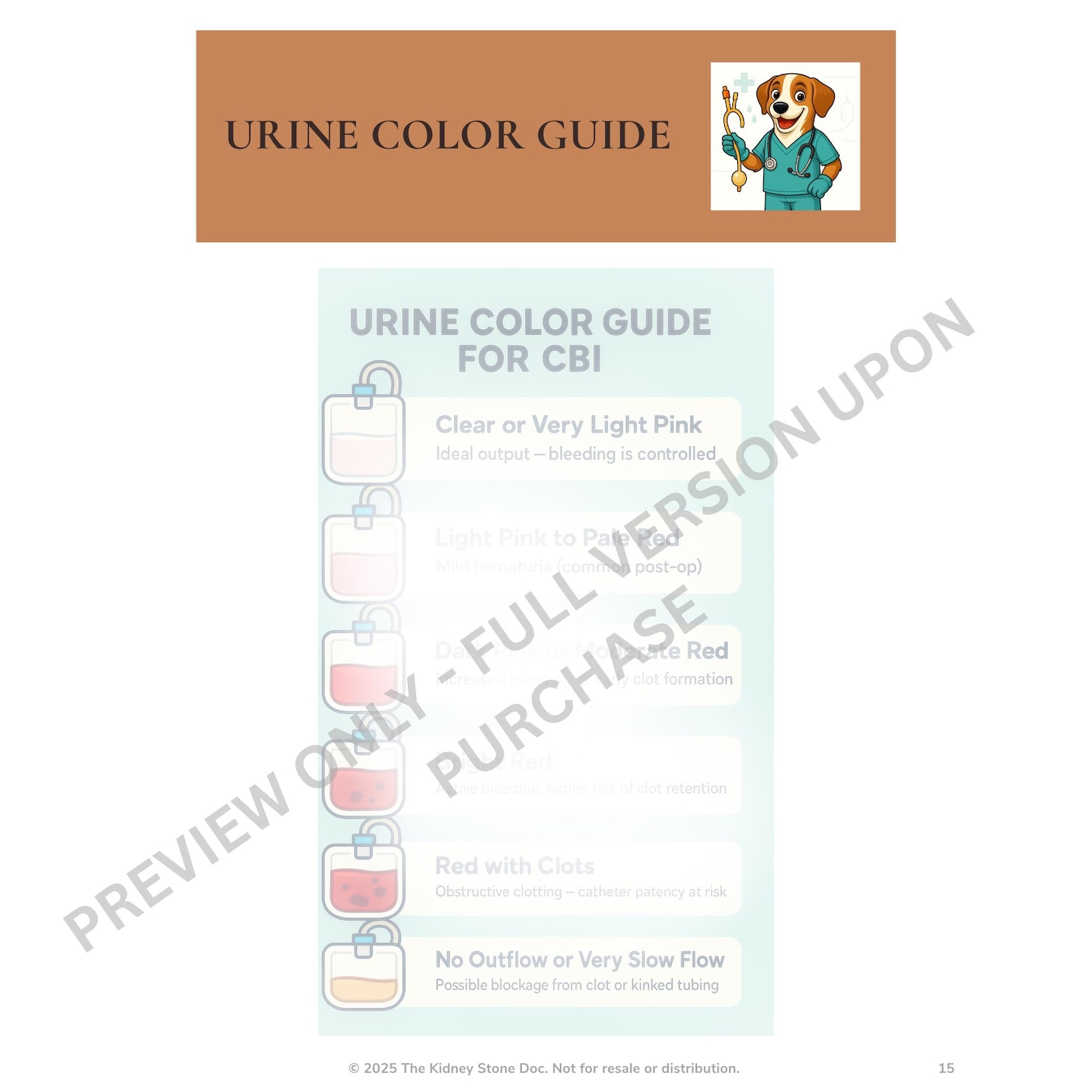 CBI Nurse Guide – Continuous Bladder Irrigation Instructions, Printable ...