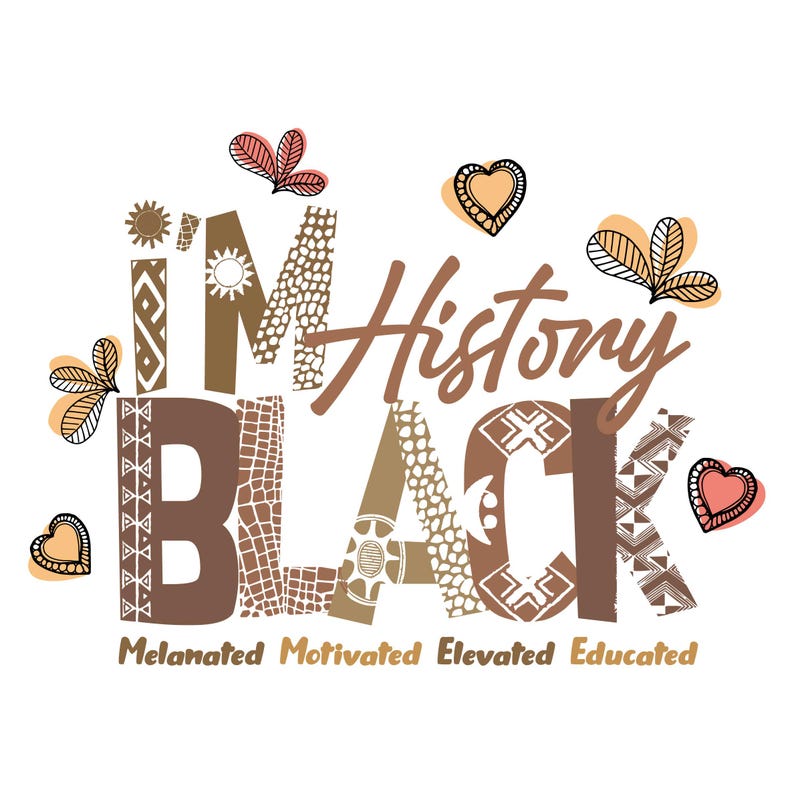 Black History Month SVG Bundle, African American Designs (PNG, SVG) - Etsy