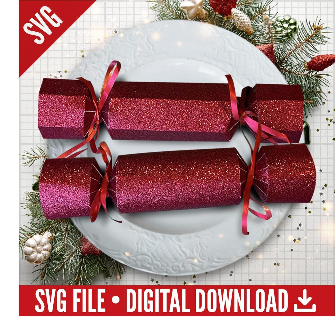 Christmas Cracker DIY Cut File / Bon Bons Digital Download for Cricut ...
