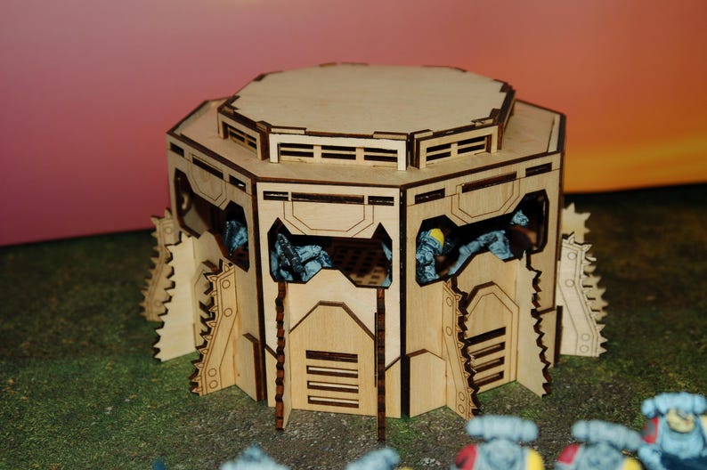 Lil' Bunker Laser Cut Terrain Files (SVG) Instructions Included for ...