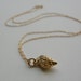 Tiny Shell Necklace (gold) - Etsy