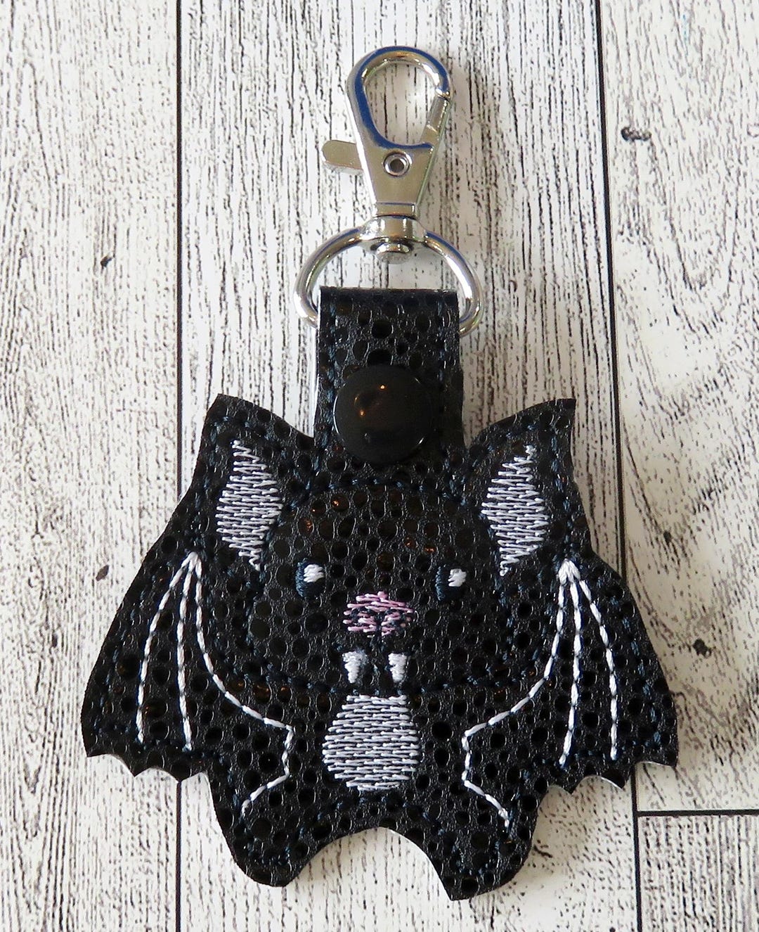 BAT VAMPIRE Vinyl Keychain Key Fob Keyring Bag Tag Key Tag Key Ring ...