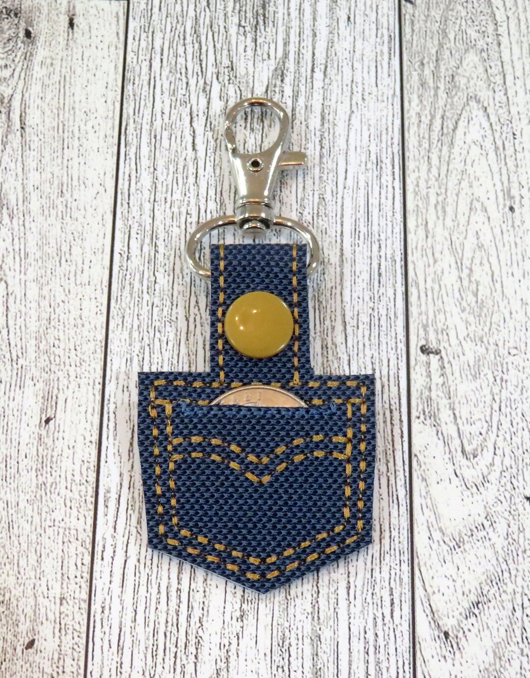 QUARTER or Euro KEEPER Keeper Vinyl Keychain Key Fob Keyring Bag Tag ...