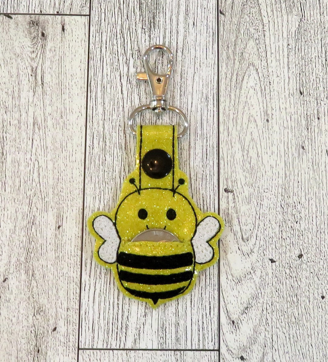 QUARTER or Euro Keeper Vinyl Keychain Key Fob Keyring Bag Tag Key Tag ...