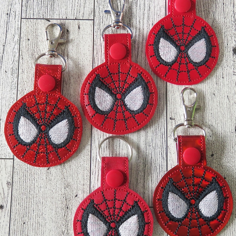 Spider Man Key Rings - Etsy