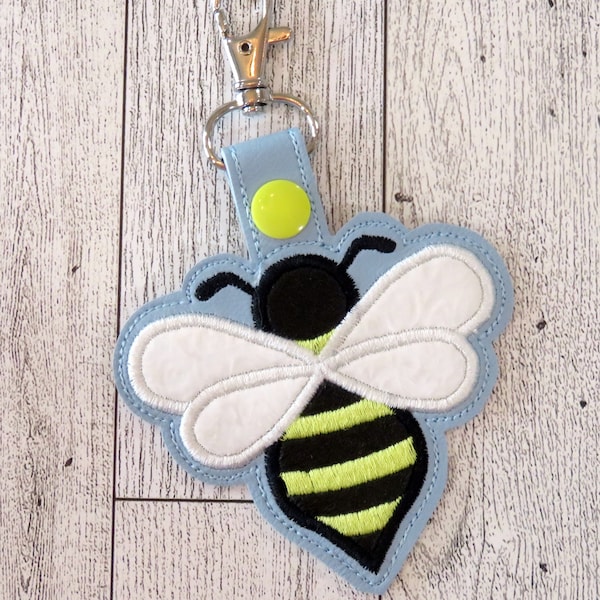 Bee Key Chain - Etsy