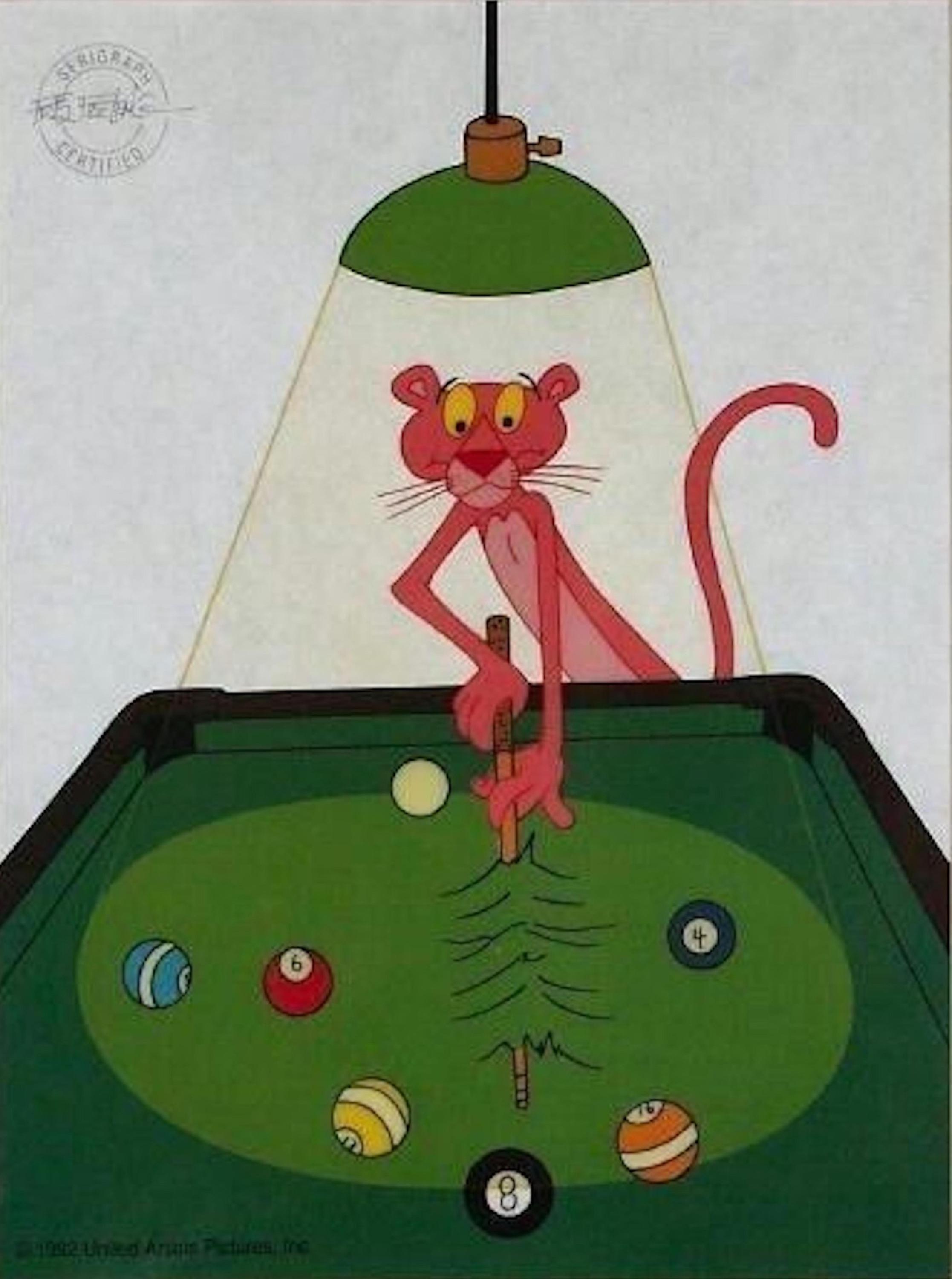 Vintage Pink Panther Pool Poster - Etsy