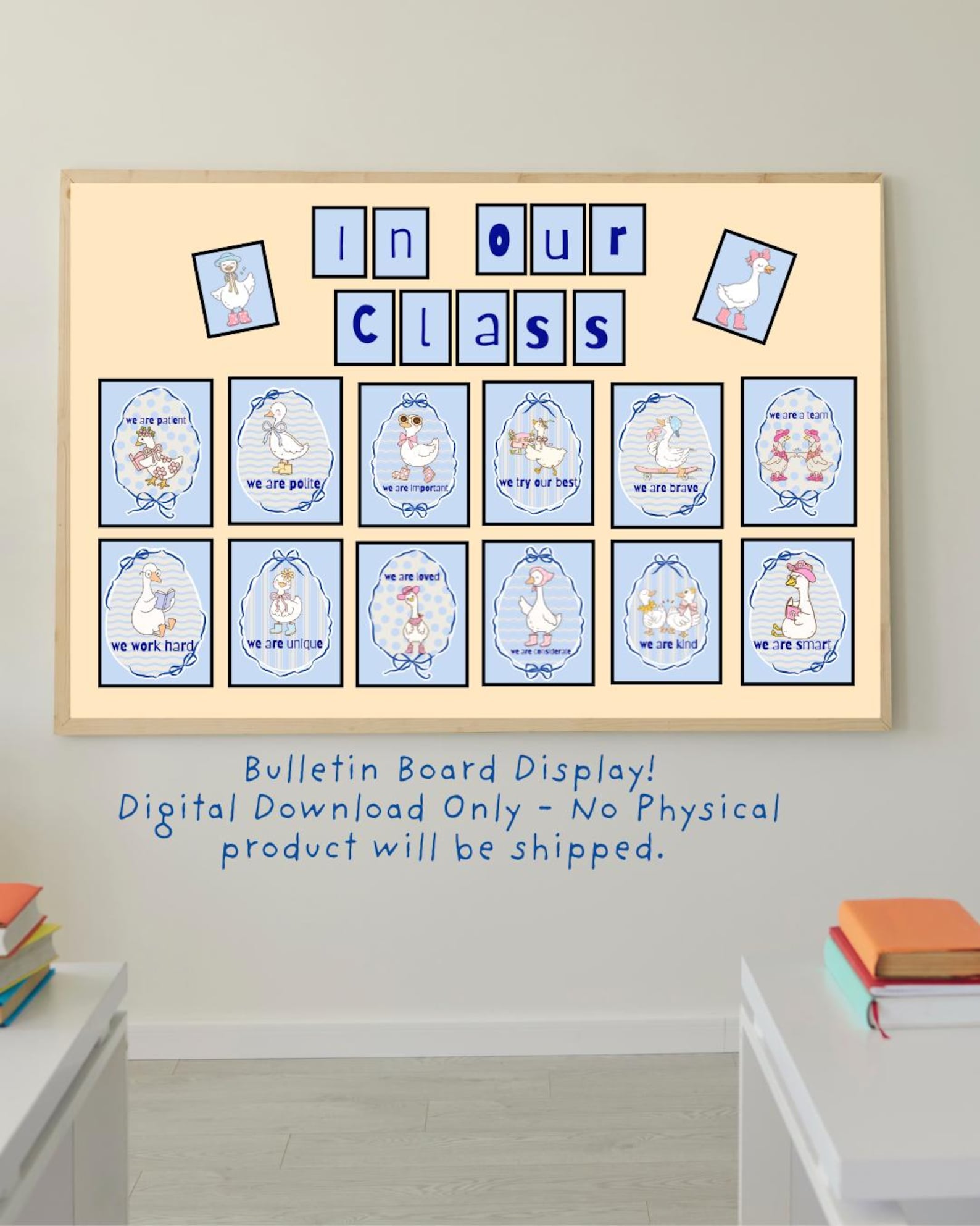 Goose Classroom Bulletin Board Kit: Silly Goose Decor (digital Download ...