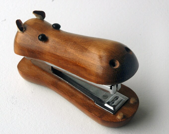 Wooden Hippo Stapler - Etsy