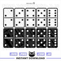 Printable Dominoes - Domino Game Pieces, Dominos for Math, Addition ...