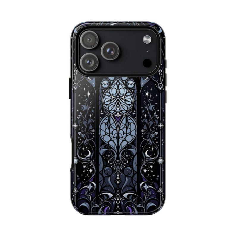 Gothic Phone Case, Stained Glass Case, Dark Fantasy, Celestial Phone ...