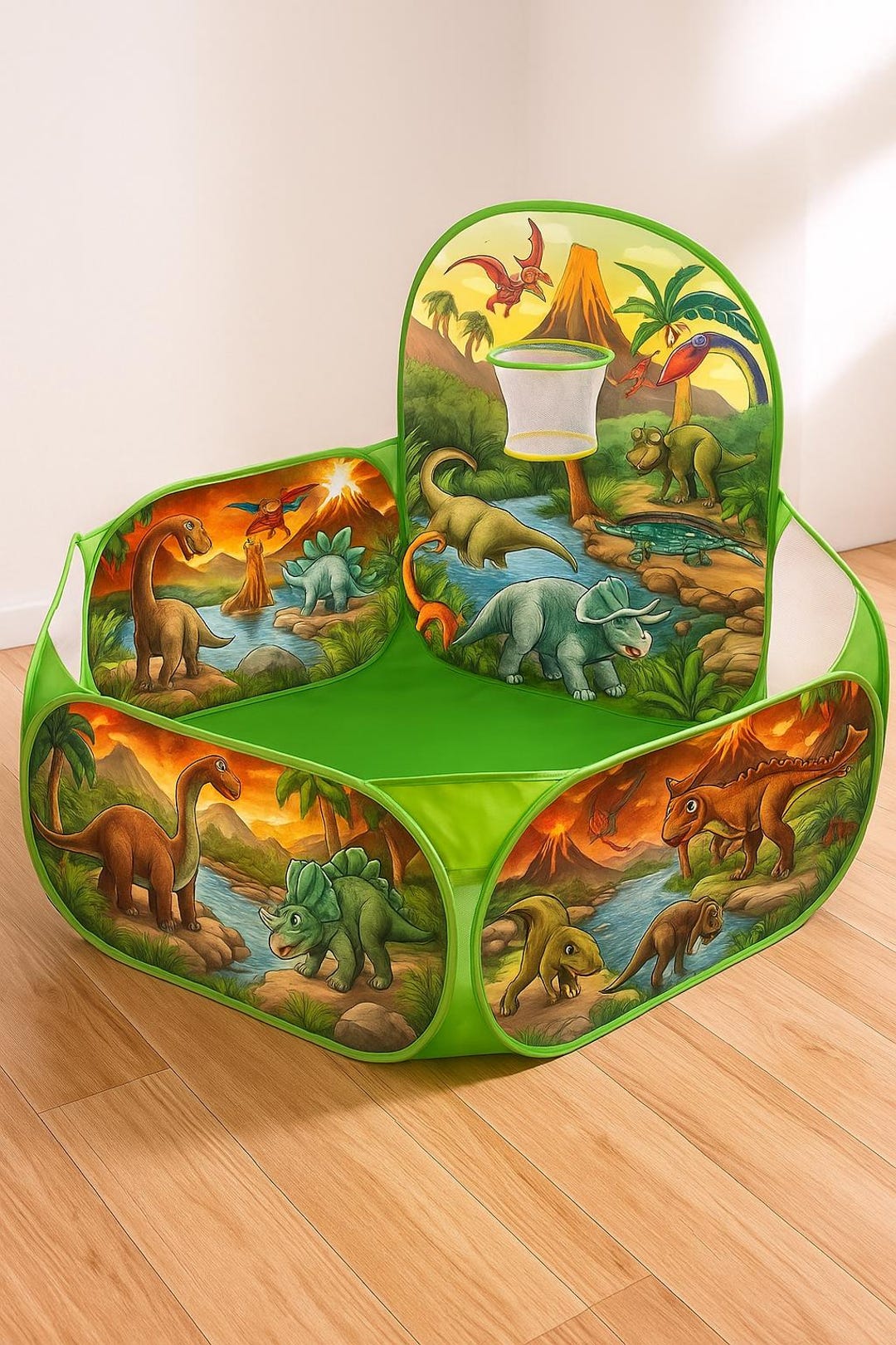 Pop-up Ball Pit for Kids – Dinosaur, Space or Safari Theme – Indoor ...