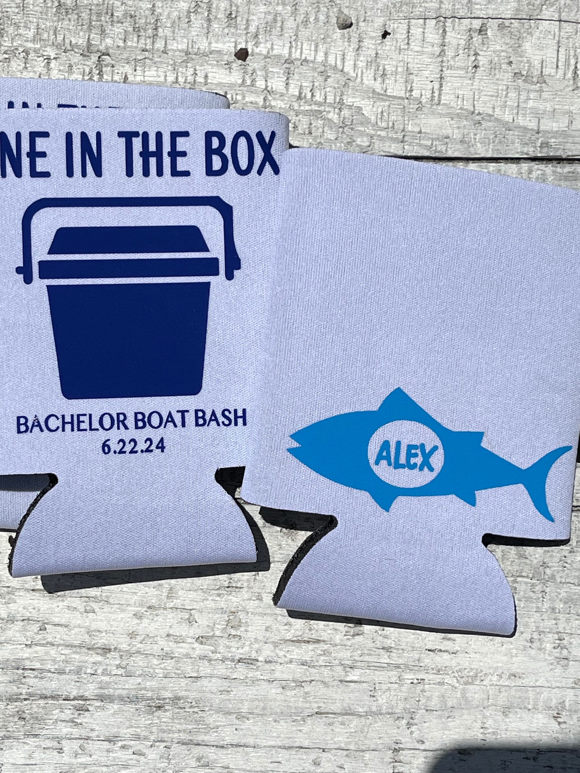 Fishing Bachelor Party Boys’ Weekend Koozie Coozie Beer Can Cooler - Etsy