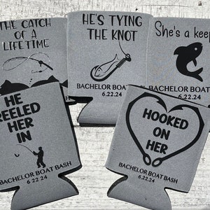 Fishing Bachelor Party Boys’ Weekend Koozie Coozie Beer Can Cooler - Etsy