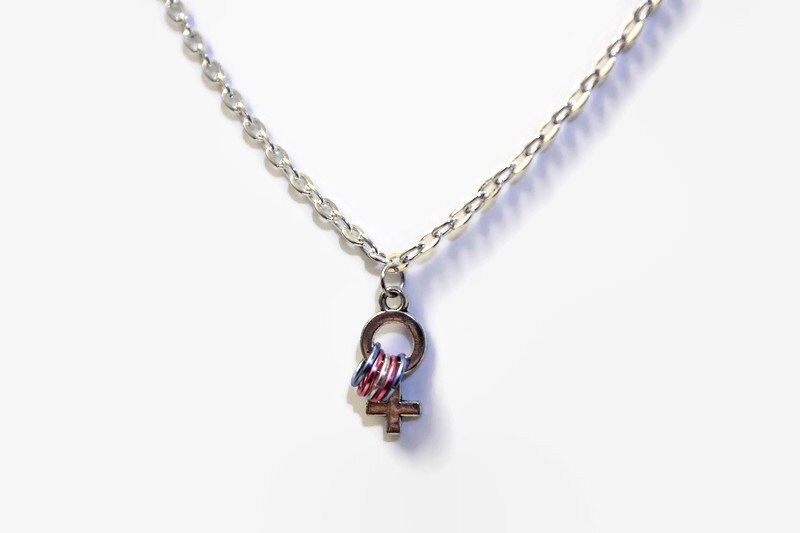 Trans Woman Necklace Trans Pride Necklace - Etsy Hong Kong