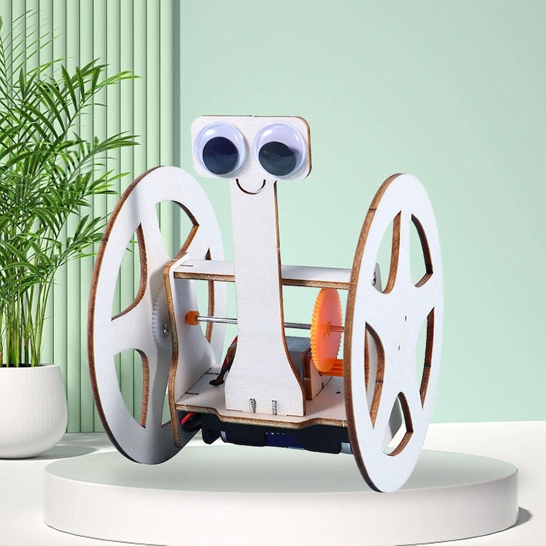 Build‑your‑own Wooden STEM Robot Kit | Motorized DIY Science Project ...