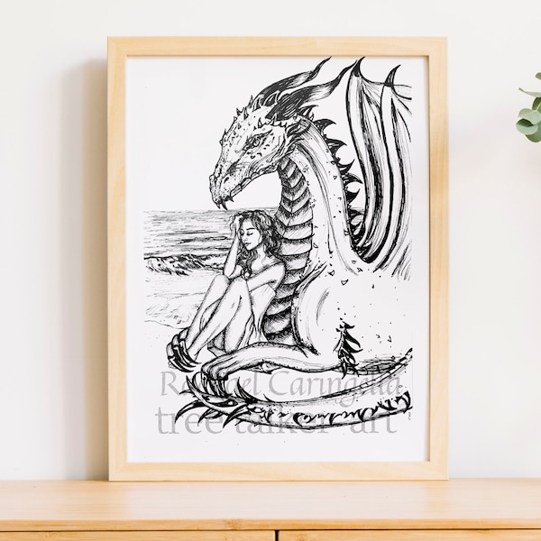 Tiamat Goddess Art - Etsy