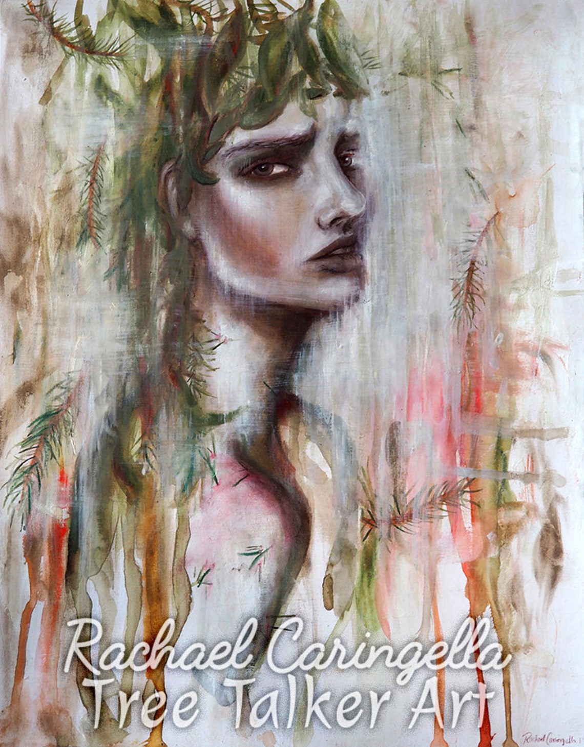 Large Giclee Art Print laurel Tree by Rachael | Etsy