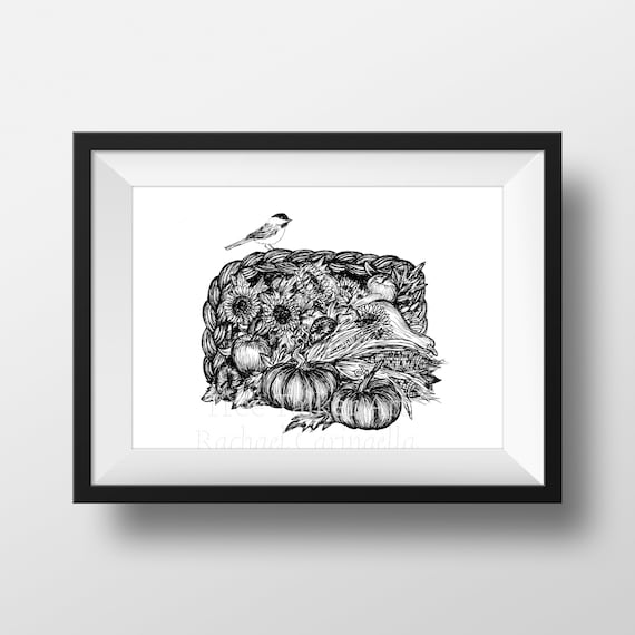 Fall Harvest Drawing