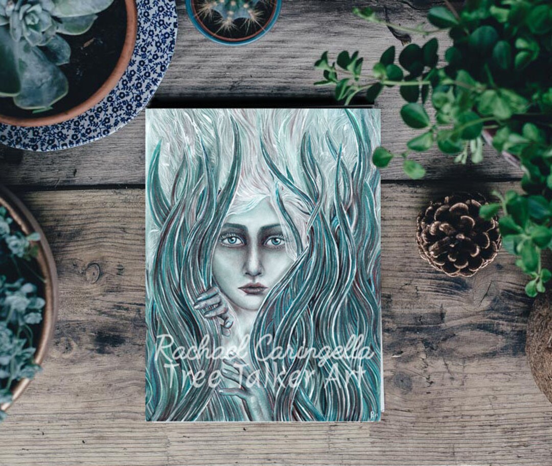 Siren Painting - Siren Mermaid Art - by Tree Talker Art - Rachael ...