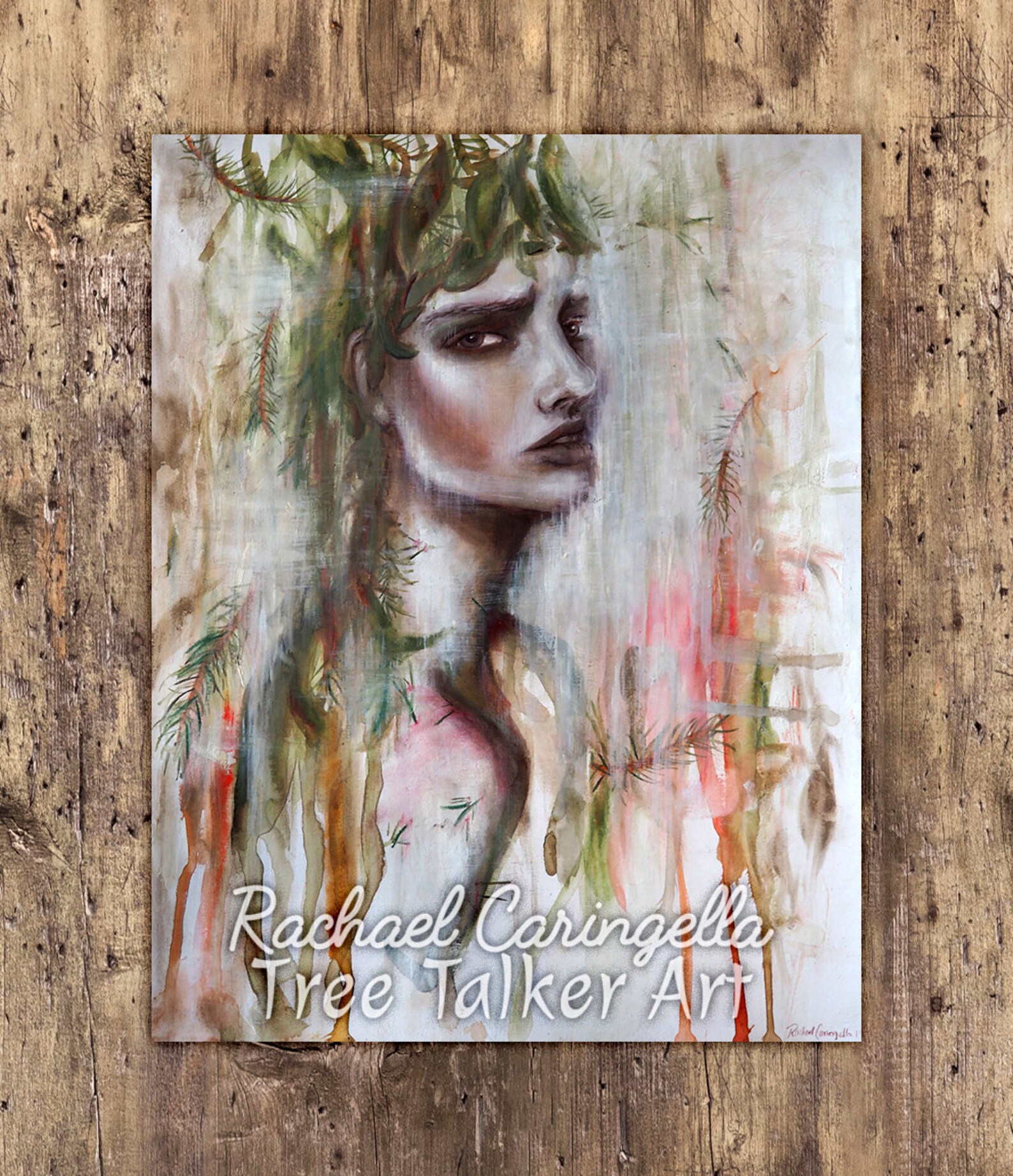 Large Giclee Art Print laurel Tree by Rachael - Etsy