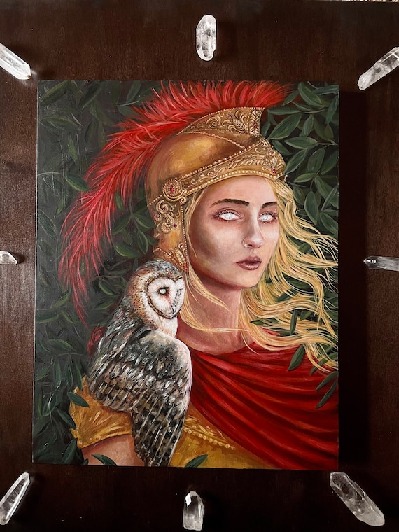 Athena And Her Owl