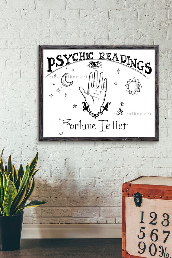 Vintage Fortune Teller Sign