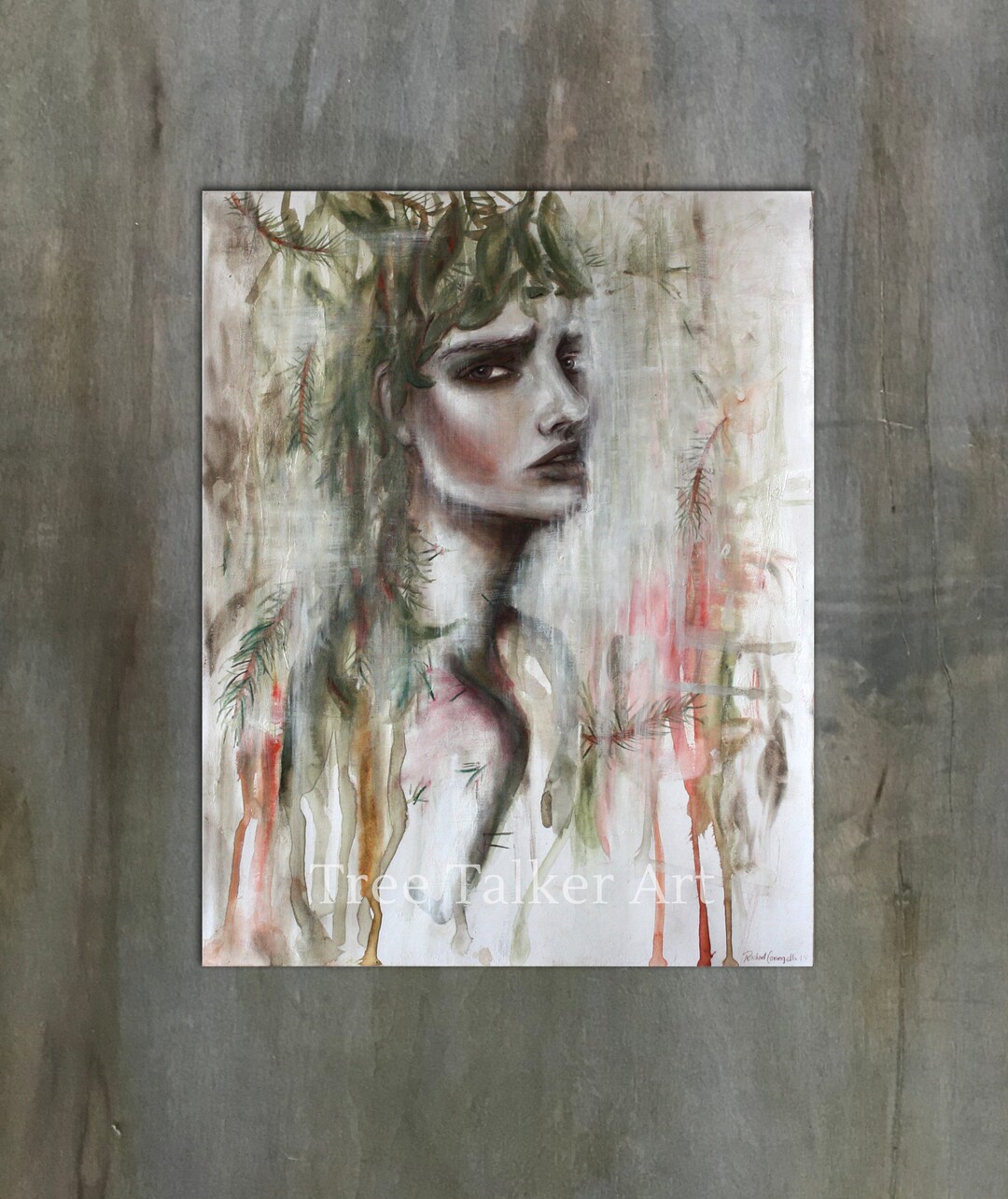 Large Giclee Art Print- "laurel Tree" by Rachael Caringella - Tree ...