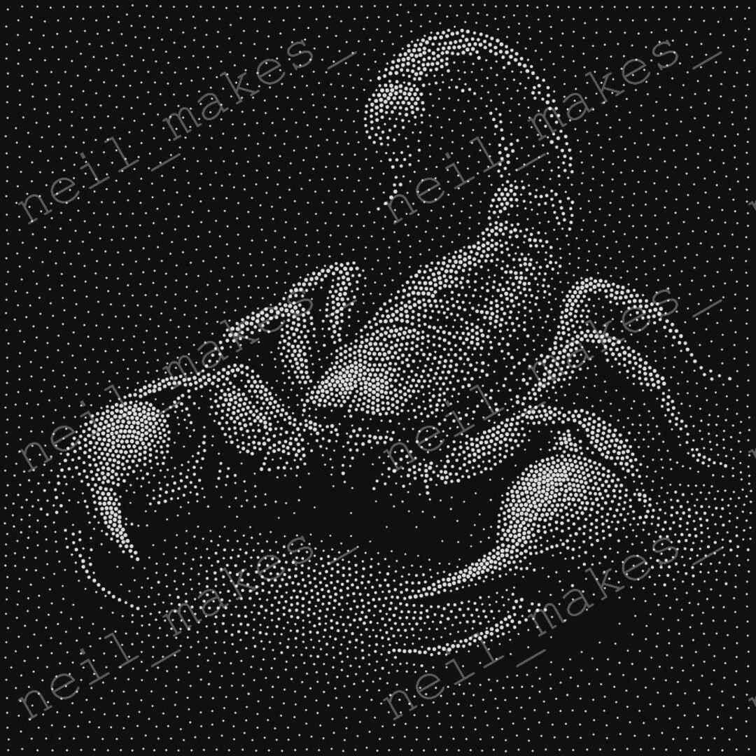 Scorpion Stipple Art Vector Image Woodworking CNC Router / Laser ...