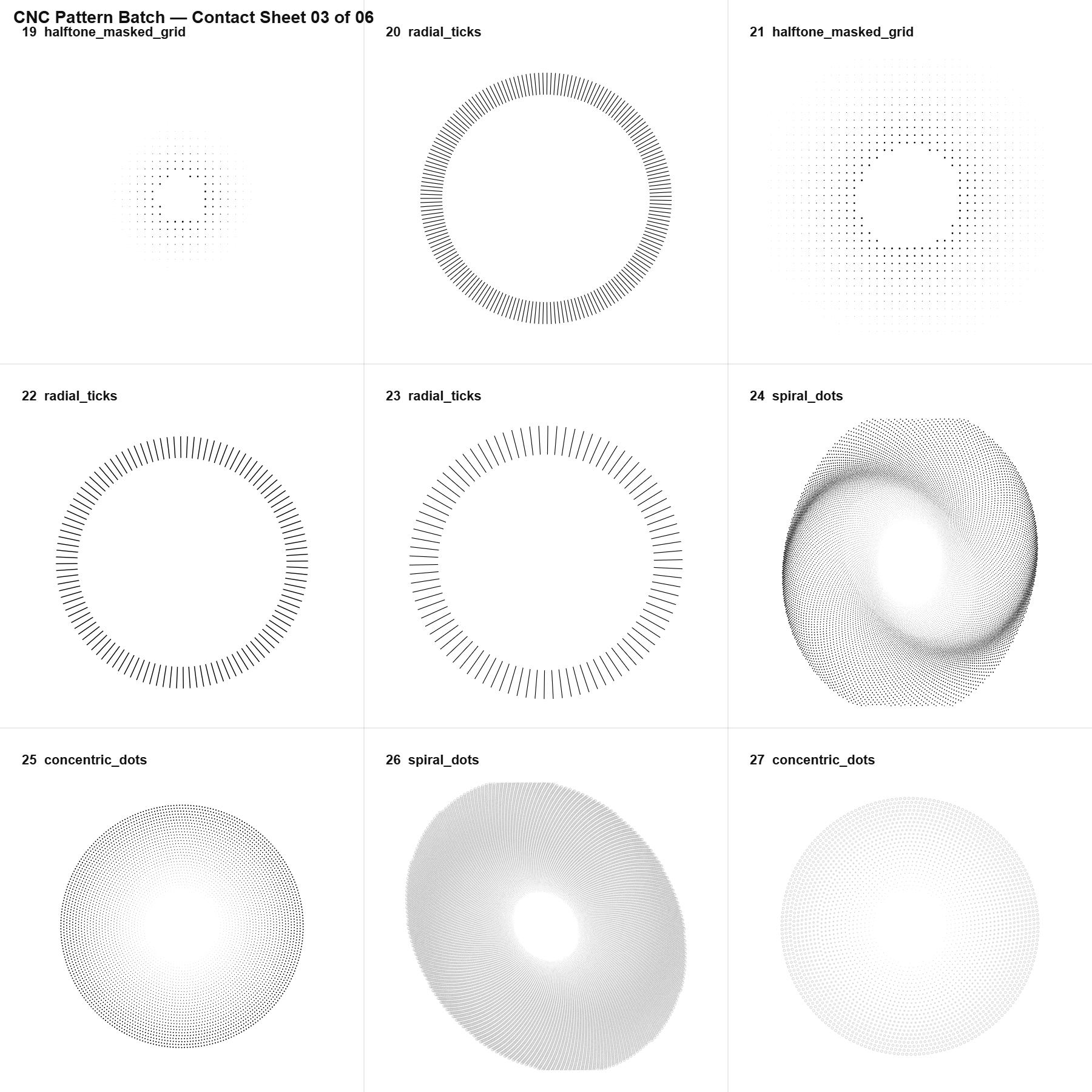 Set of 50 X Geometric Pattern Vector Files for Plotter, Laser and CNC ...