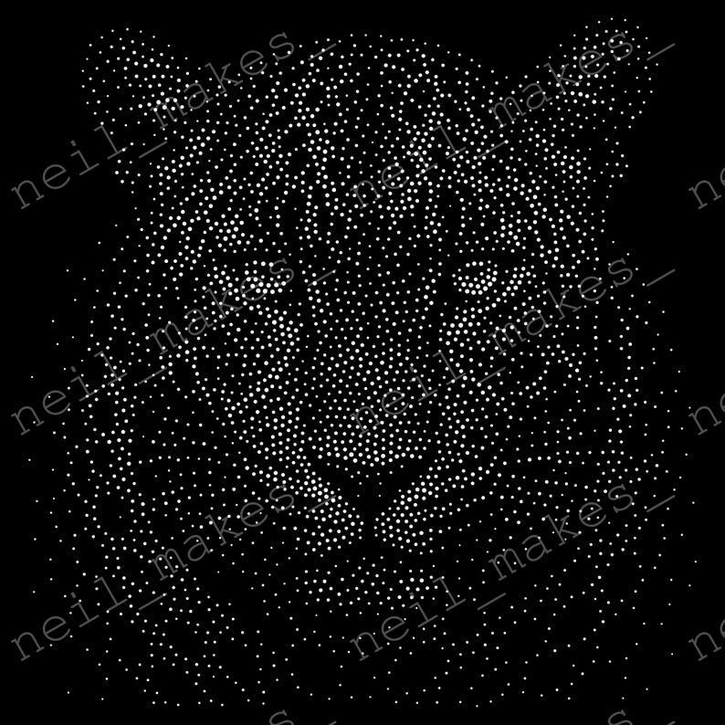 Leopard Stencil | Digital Download | Spray Paint Airbrush Laser Cut ...